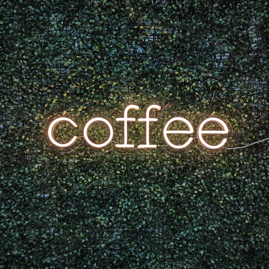 Coffee Neon Sign, Coffee Bar Sign, Neon Coffee Sign, Coffee Bar ...