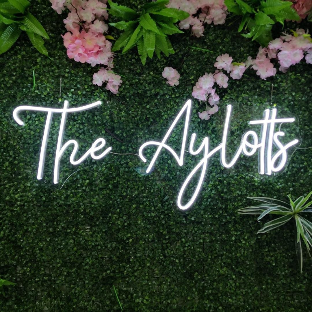 Custom Neon Sign, Neon Sign Custom, Neon Sign Wedding, Wedding Neon ...