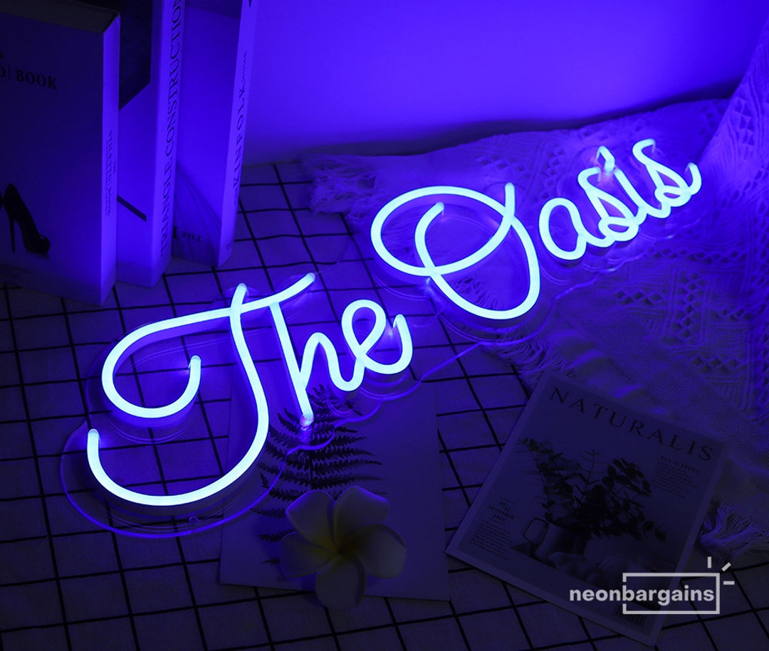 One Line Custom Neon Sign Neon Sign Bedroom Wedding Custom - Etsy