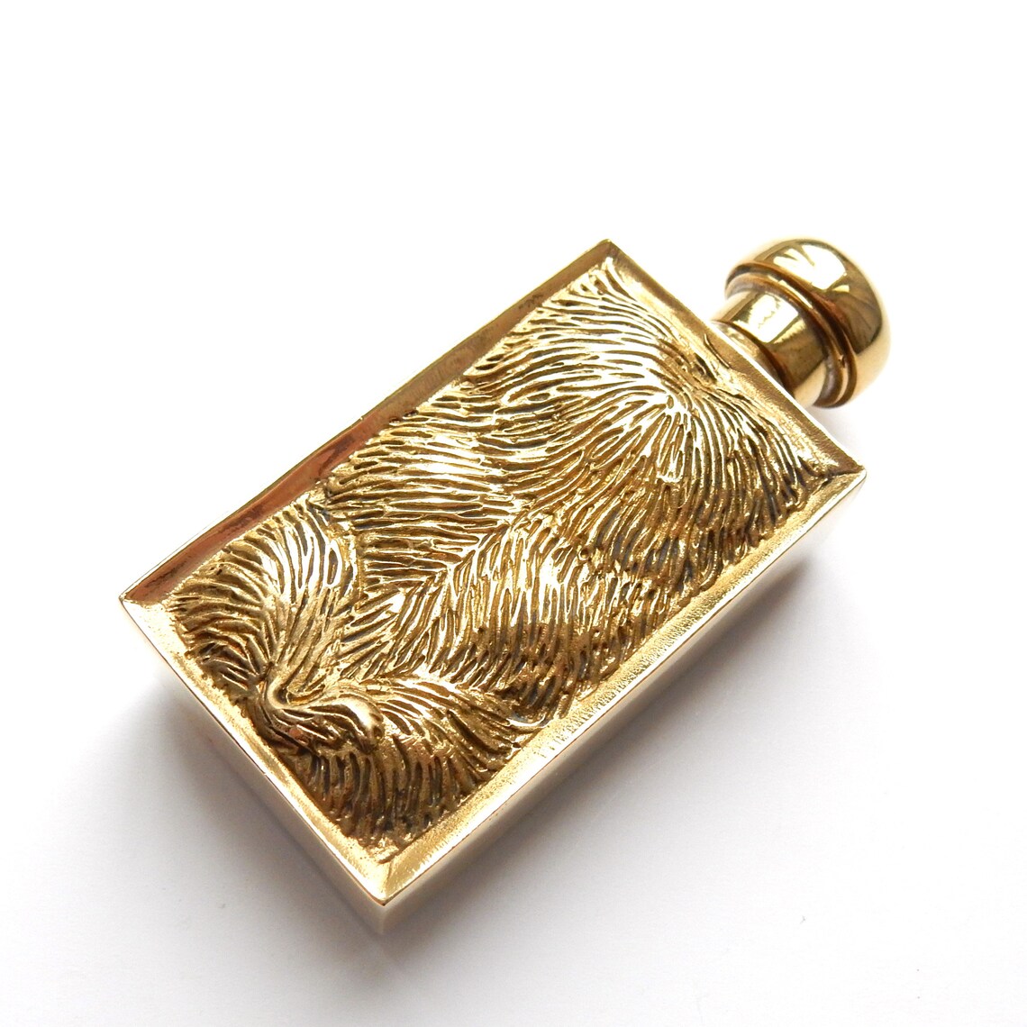 Novelty Goldplated Fluffy Dog Perfume Bottle Scent Bottle - Etsy
