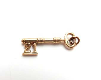 21st Gold Key - Etsy UK