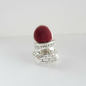 Sterling Silver Humpty Dumpty Pin Cushion Nursery Rhyme - Etsy