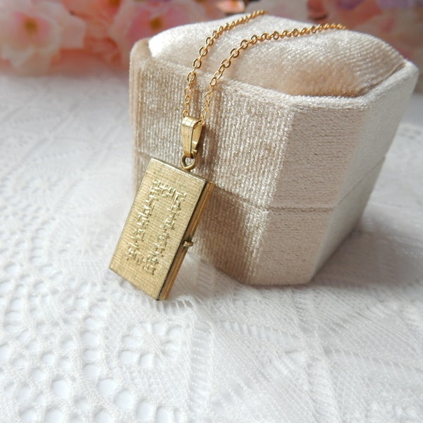 Rectangle Locket - Etsy