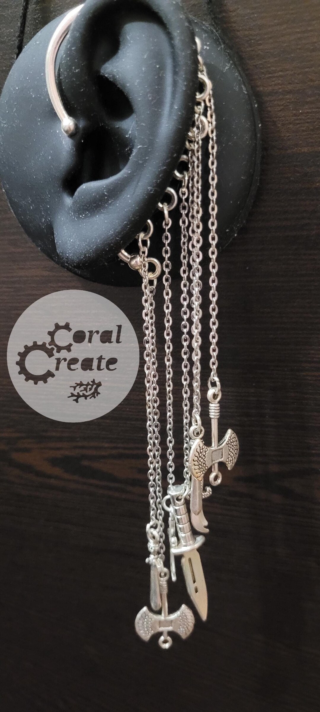 Ear Cuff: Weapons. Tiny Replica Weaponry Not for Any Real Violence - Etsy