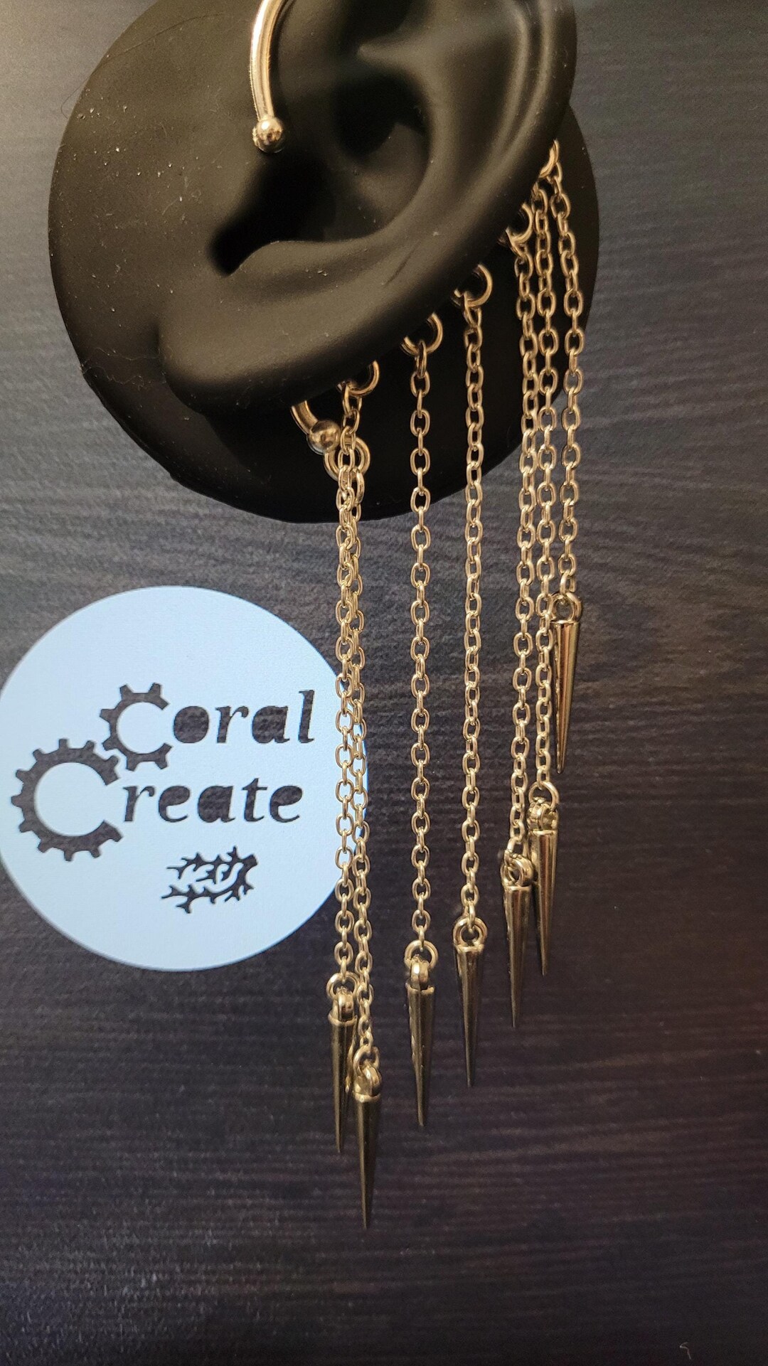 Ear Cuff: Spikes. Point Steampunk Emo Metal - Etsy