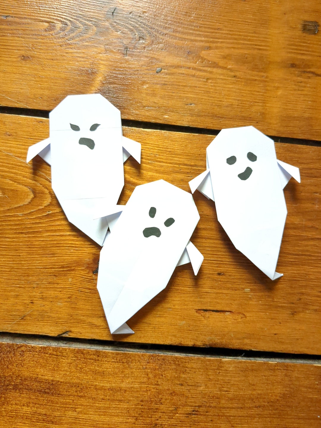 Halloween Origami Spooky Ghosts. set of 3 - Etsy
