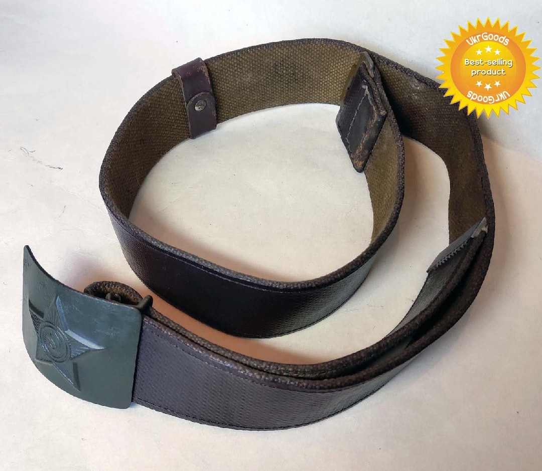 Uniform Belt Buckle Brown Size-1 Original Dated Soviet USSR Army 41.3 ...