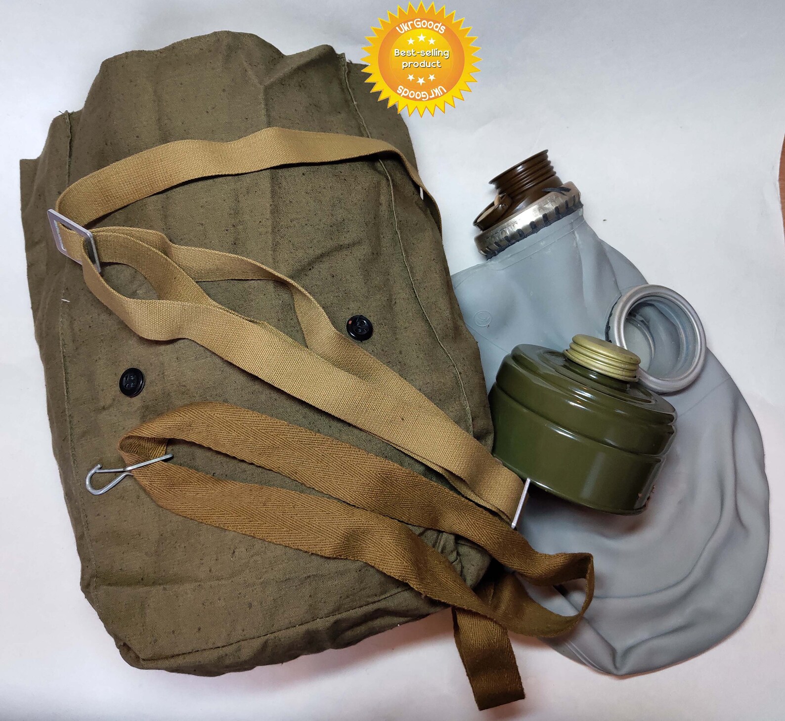 Big Carrying Bag Gas Mask GP5 USSR Ukraine Military Surplus USSR ...