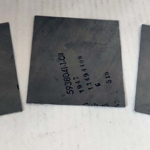 3 Pcs Titanium Bulletproof Plates for Body Armor 105115 Mm Thick 1.2 Mm ...