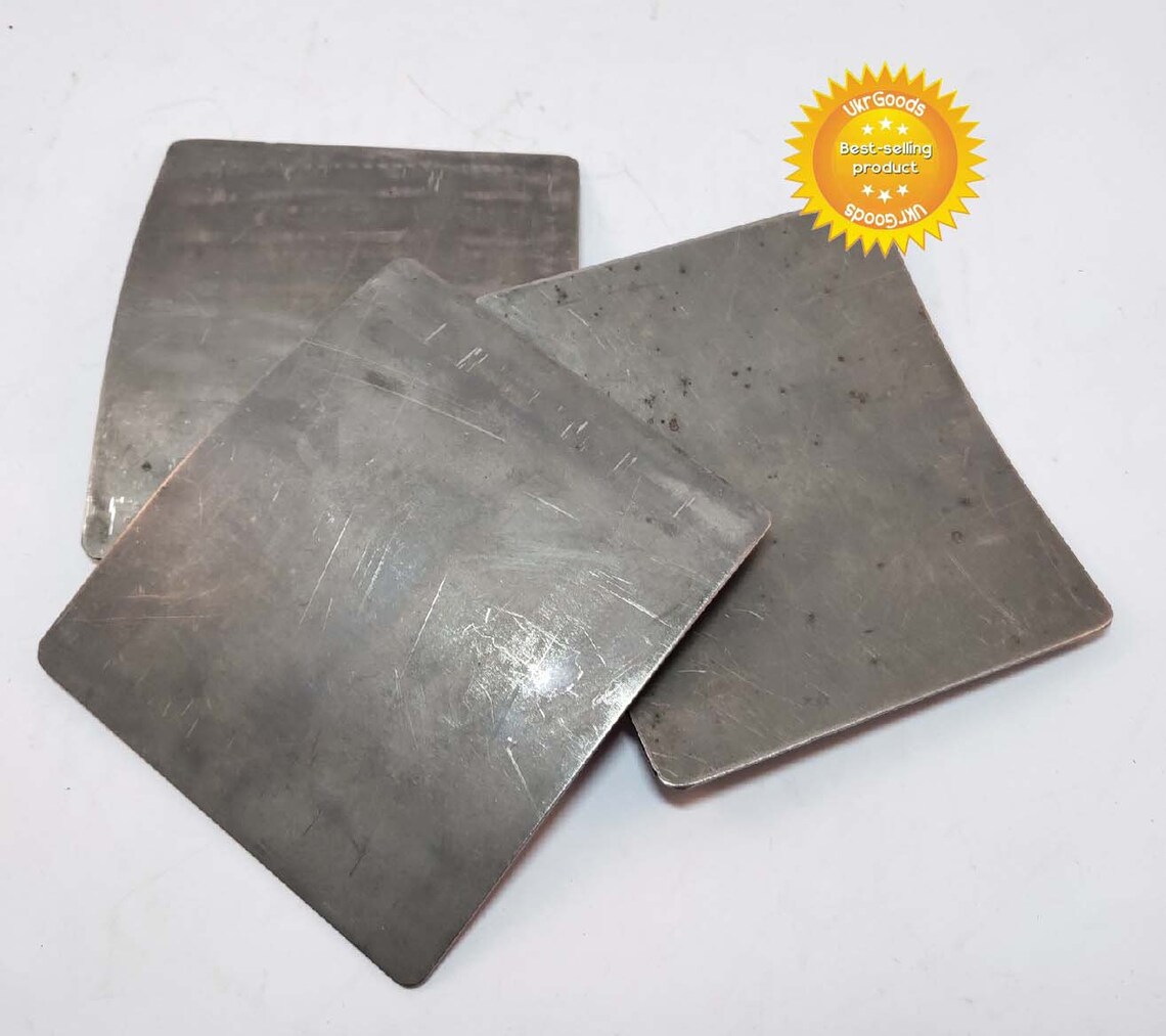 3 Pcs Titanium Bulletproof Plates for Body Armor 105125 Mm - Etsy
