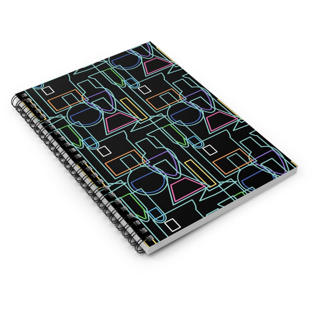 Chemistry Lab Lines A5 Spiral Notebook - Ruled Line, Chemist Gifts ...