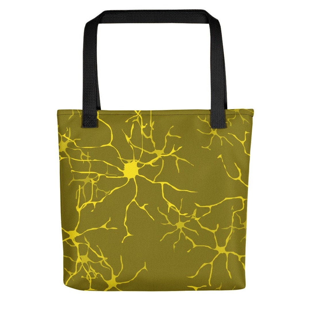 Golden Astrocytes Tote Bag, Neuroscience, Neurology, Neuron, Glial ...