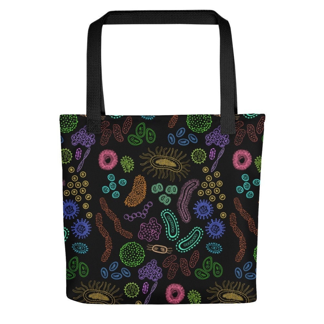 Microbes Tote Bag, Microbiology, Science Teacher, Graduation Gift ...