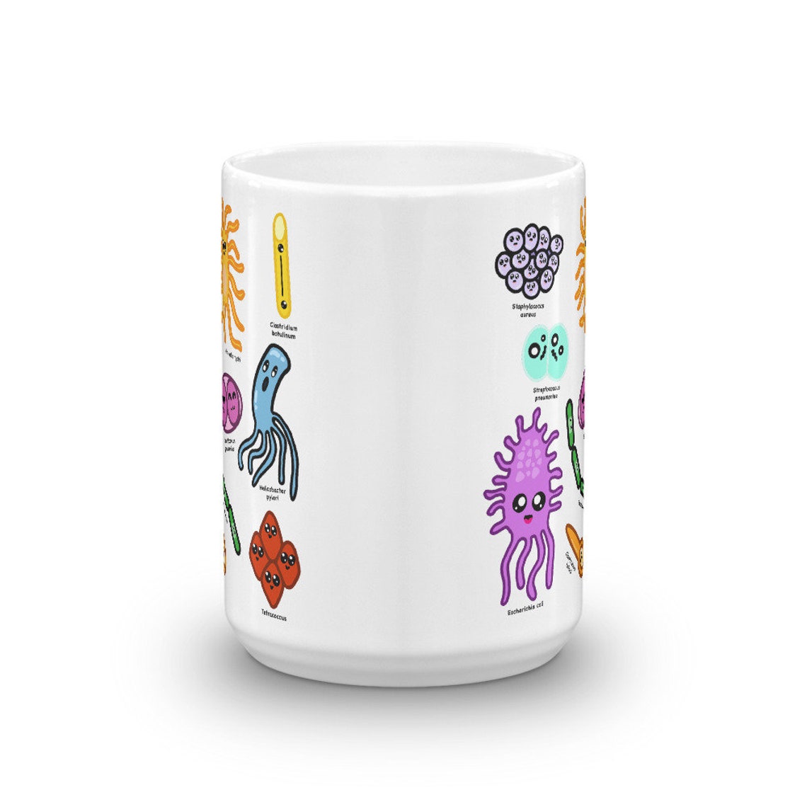 Types of Bacteria Mug Microbiology Biology Gifts Graduation - Etsy
