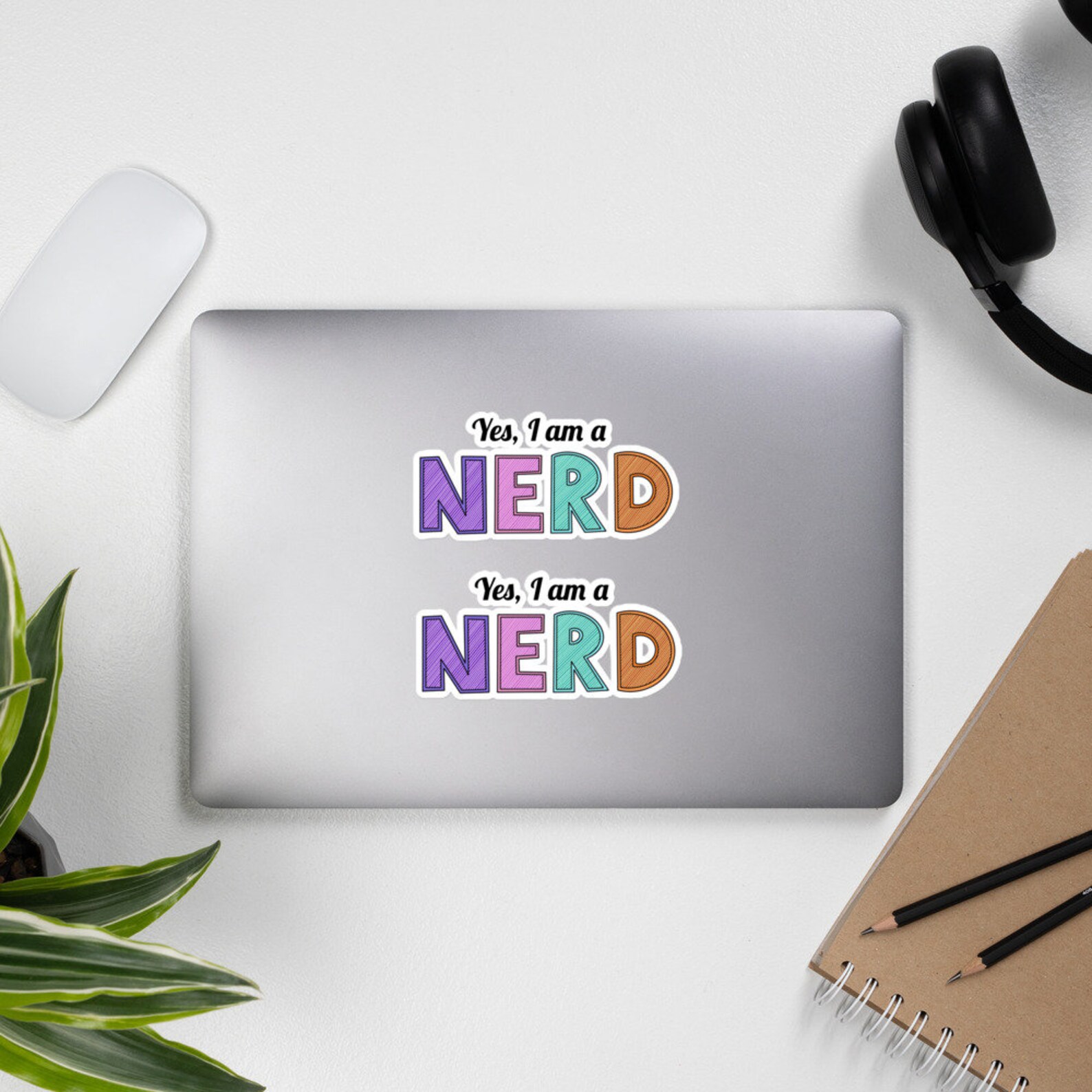 Yes I Am A Nerd Kiss Cut Stickers Science Graduation Gift | Etsy