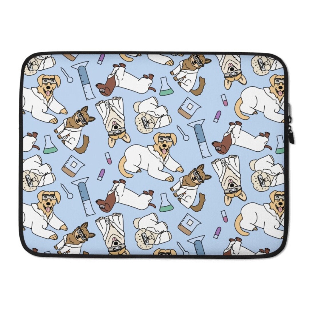Lab Dogs Laptop Sleeve, Chemistry Gift, Graduation Gifts, Science ...