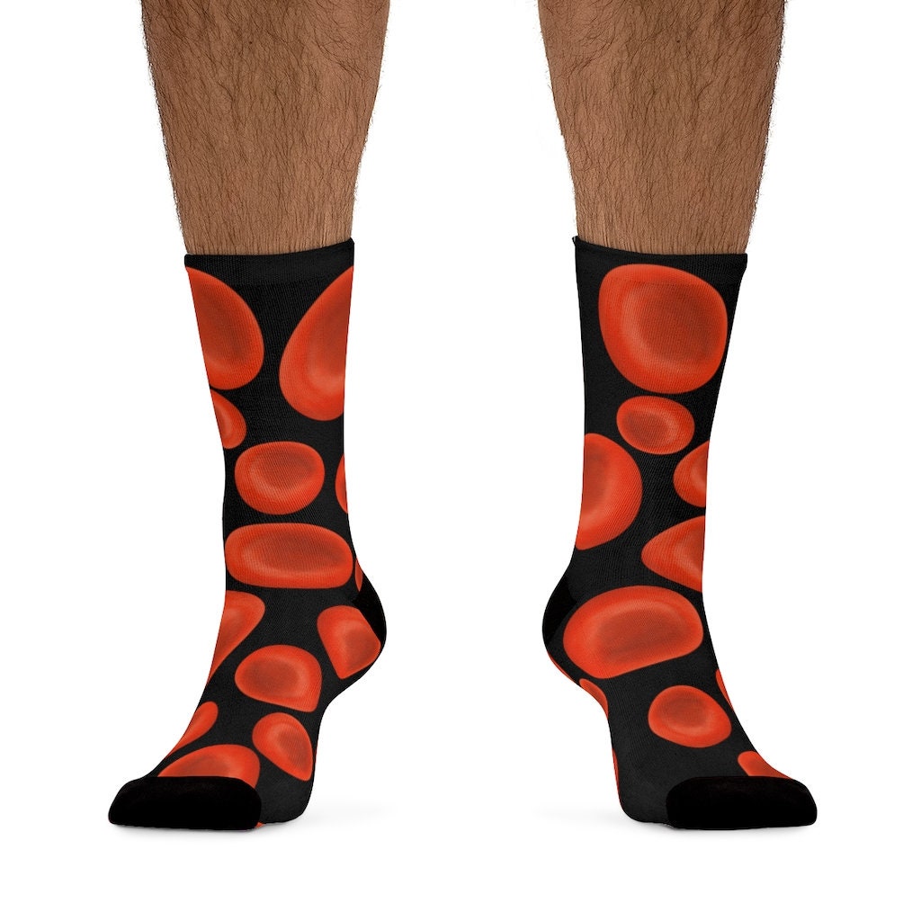 Red Blood Cells Socks, Biology Science Gift - Etsy