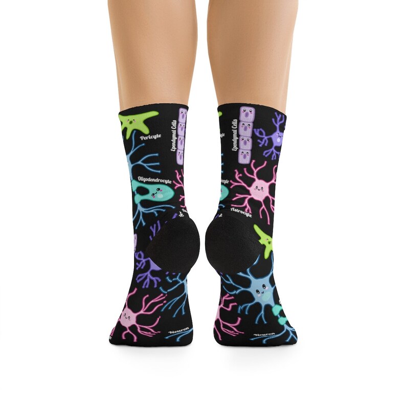 Kawaii Brain Cell Socks: Funny Neuroscience Biology Gift - Etsy Australia