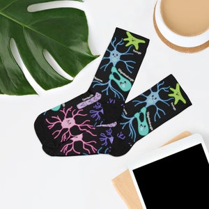 Kawaii Brain Cell Socks: Funny Neuroscience Biology Gift - Etsy Australia