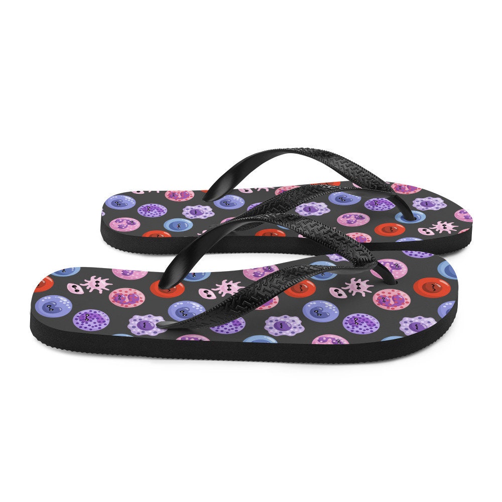 Types of Blood Cells Flip-flops, Science Teacher, Haematology Gifts ...