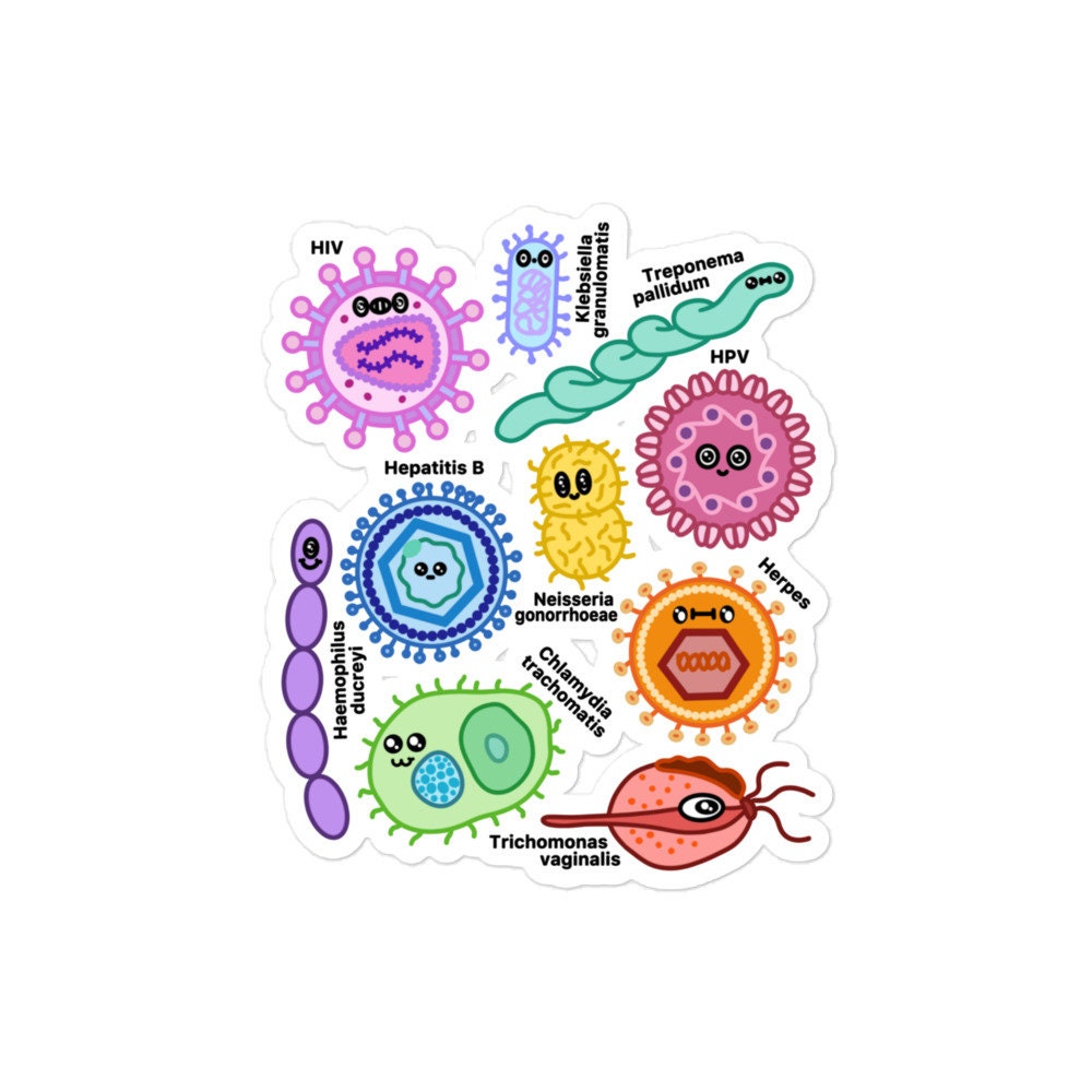 Science nerd virology Microbiology Women in STEM Biology gifts cute ...