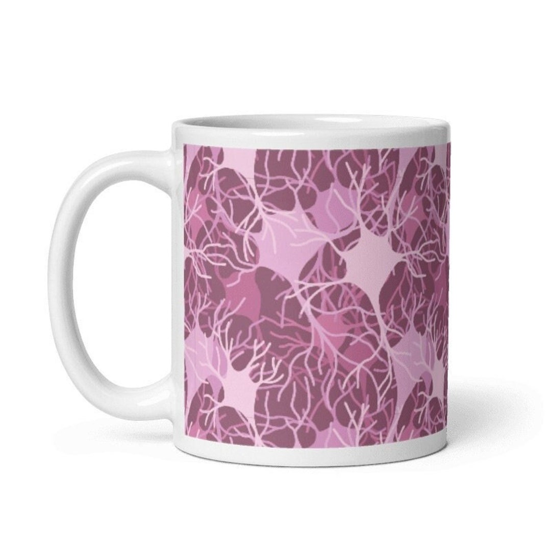 Neural Network Pink Mug, Neuroscience, Neurology Gift, Graduation Gifts ...