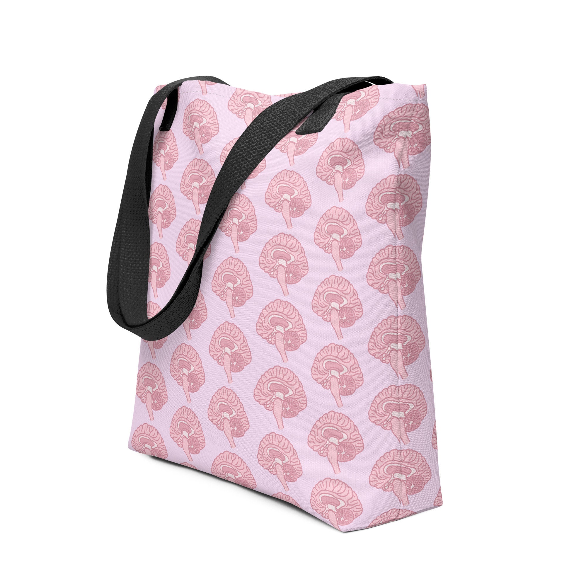 Sagittal Brain Tote Bag, Neuroscience, Neurology Gifts, Graduation Gift ...