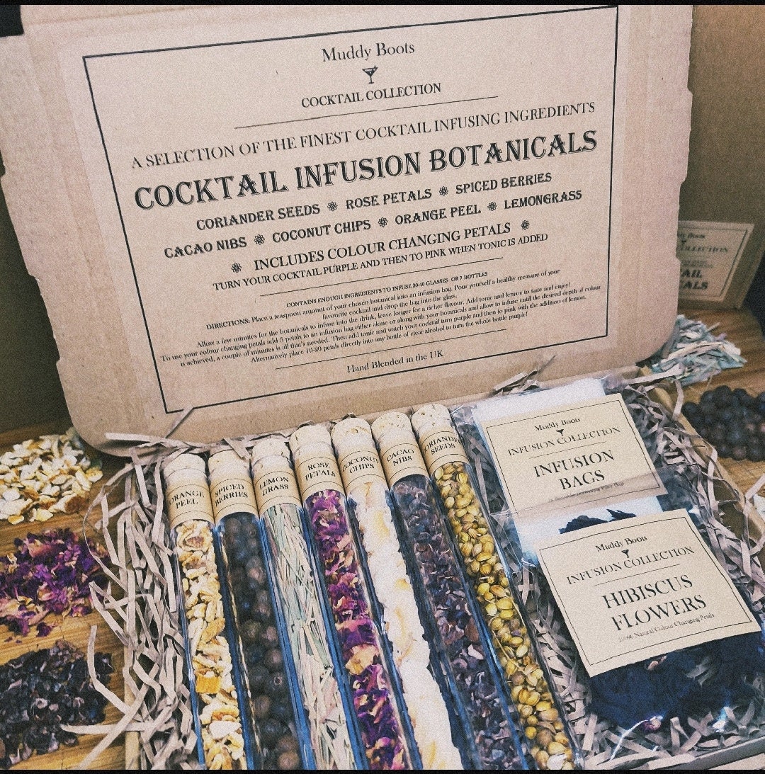 Cocktail Infusions Botanicals • the Perfect Christmas Gift for Cocktail ...