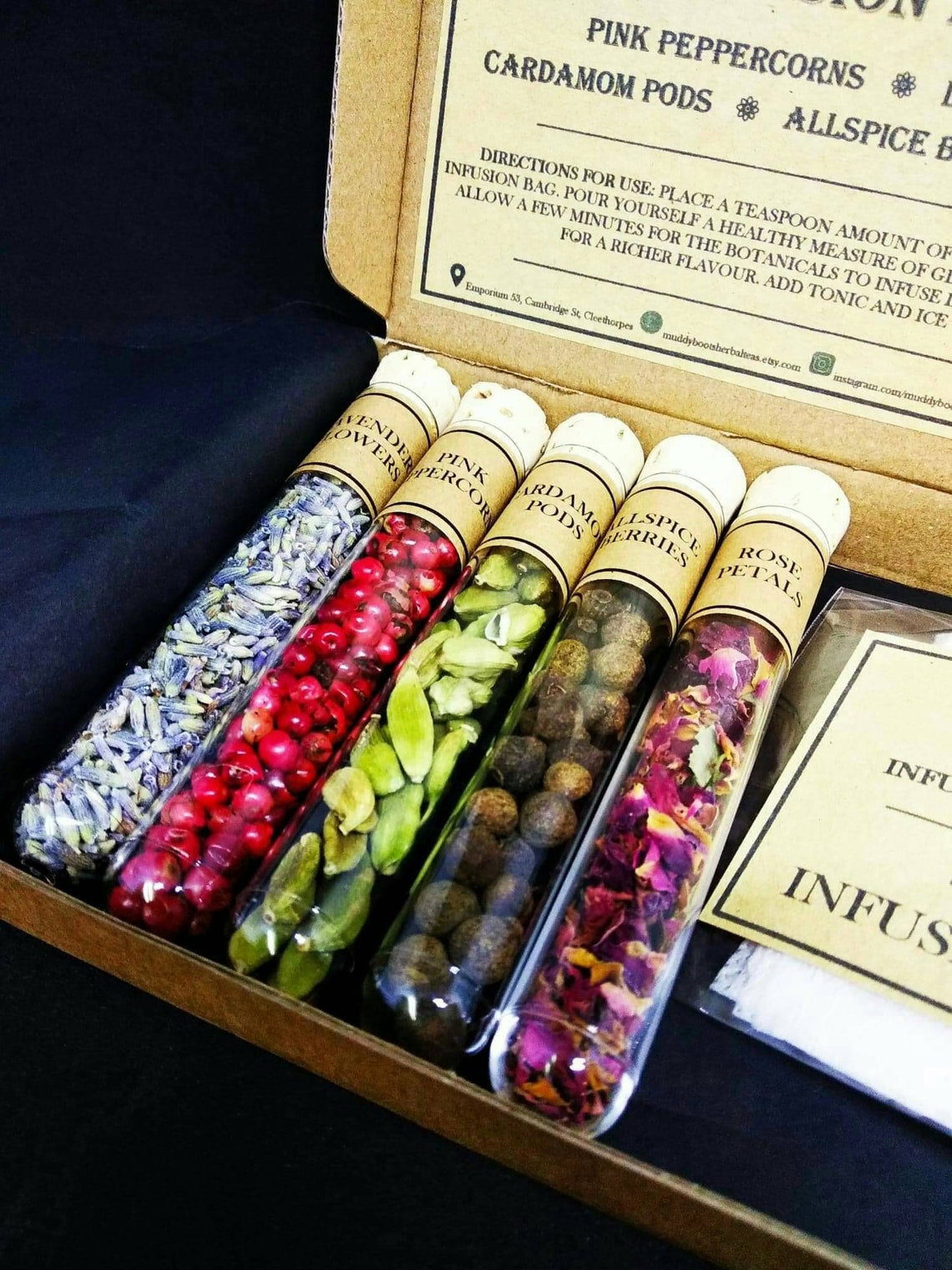 Gin Infusion Botanicals, the Perfect Gift for Gin Lovers. Gin and Tonic ...