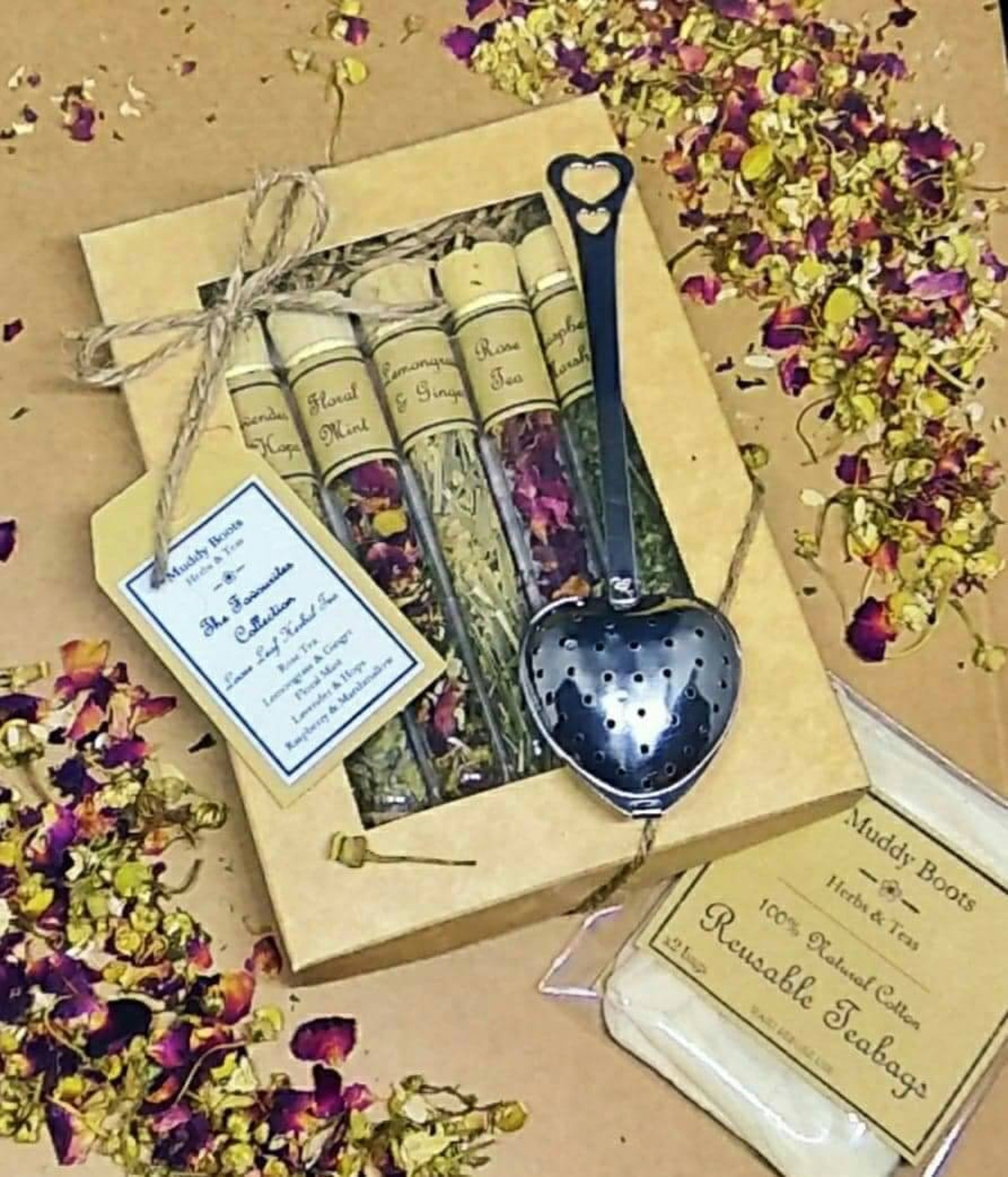 Herbal Tea Gift Set. the Perfect Gift for Tea Lovers. Herbal - Etsy