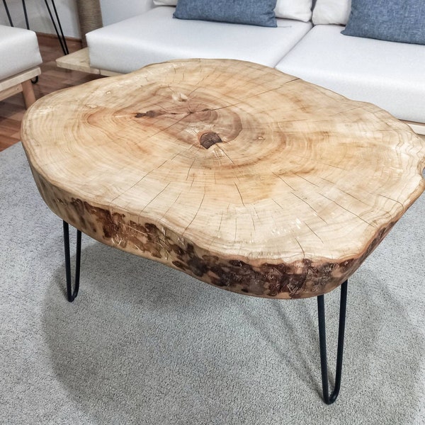 Tree Slab Coffee Table - Etsy UK