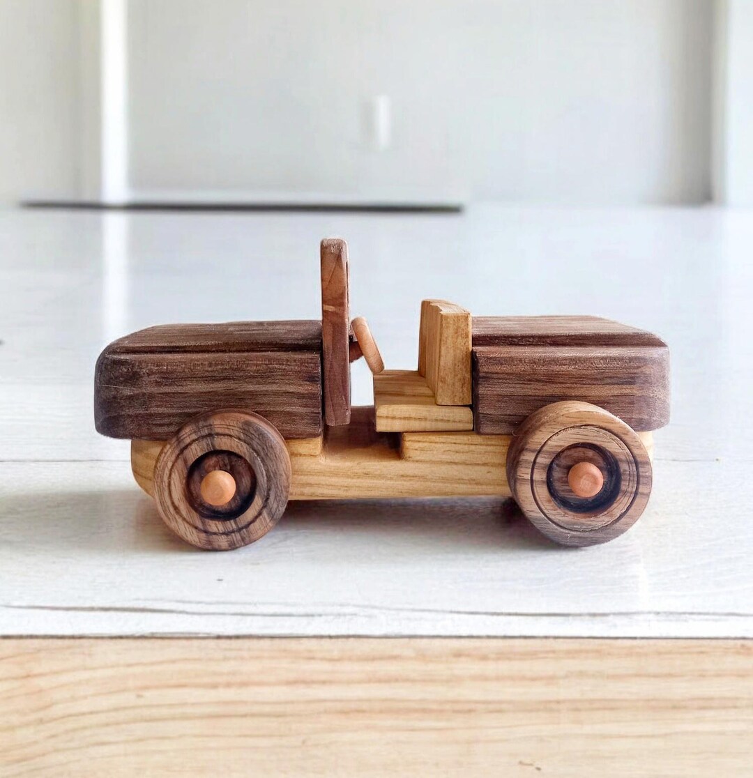 Handmade Wooden Jeep Toys for Kids, Eco-friendly Wooden Vehicles ...