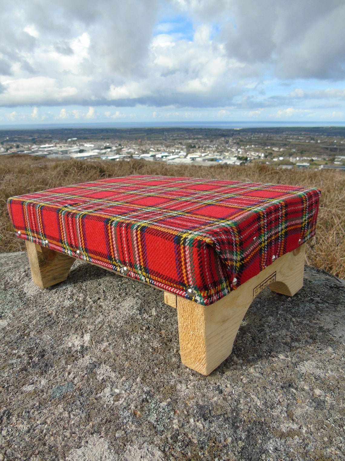 Upcycled Pallet Wood Foot Stool. Rustic Low Seating. - Etsy