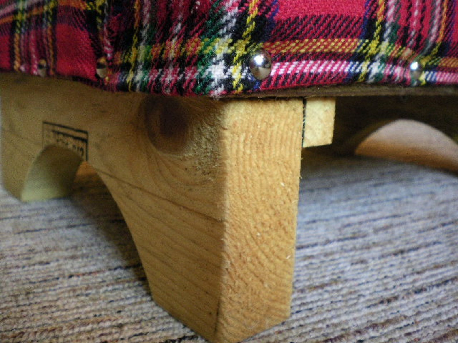 Upcycled Pallet Wood Foot Stool. Rustic Low Seating. - Etsy