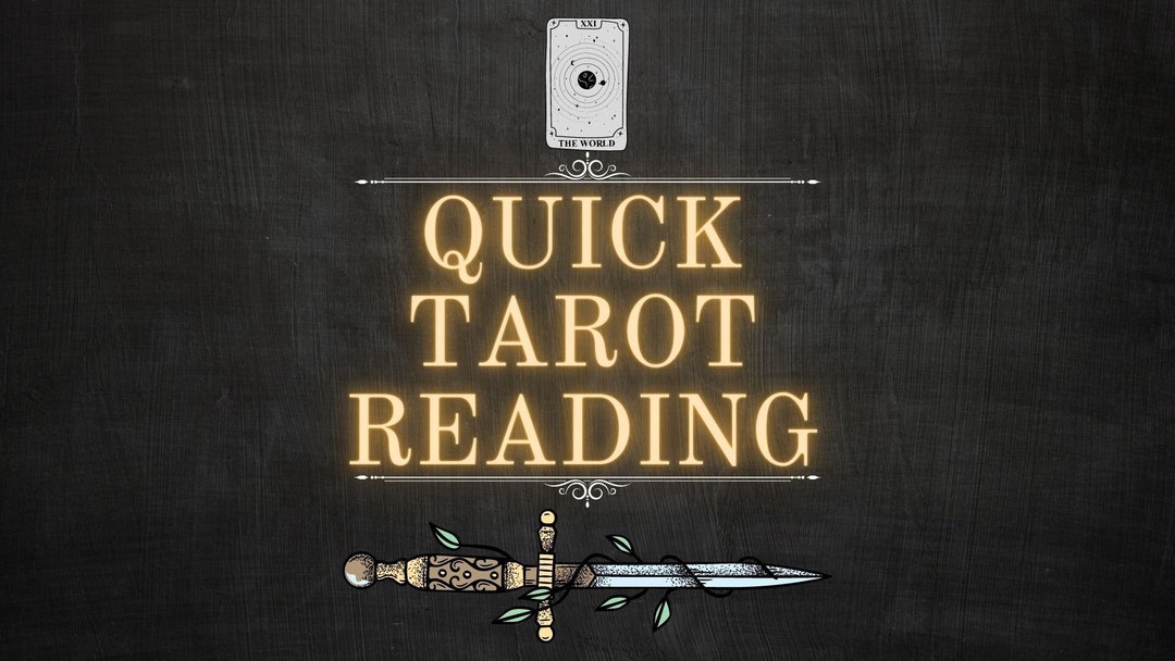 Quick Tarot Reading - Etsy