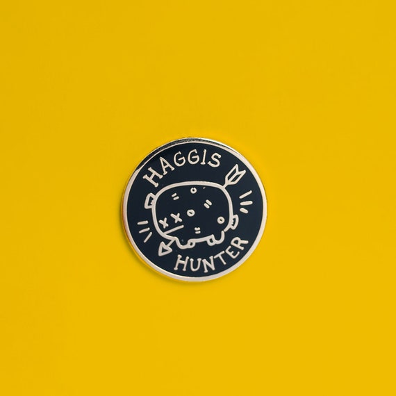 Haggis Hunter Hard Enamel Pin | Etsy UK