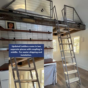 9 Foot Retractable Loft Ladder, in & Out. Free Shipping (FOR Rush ...