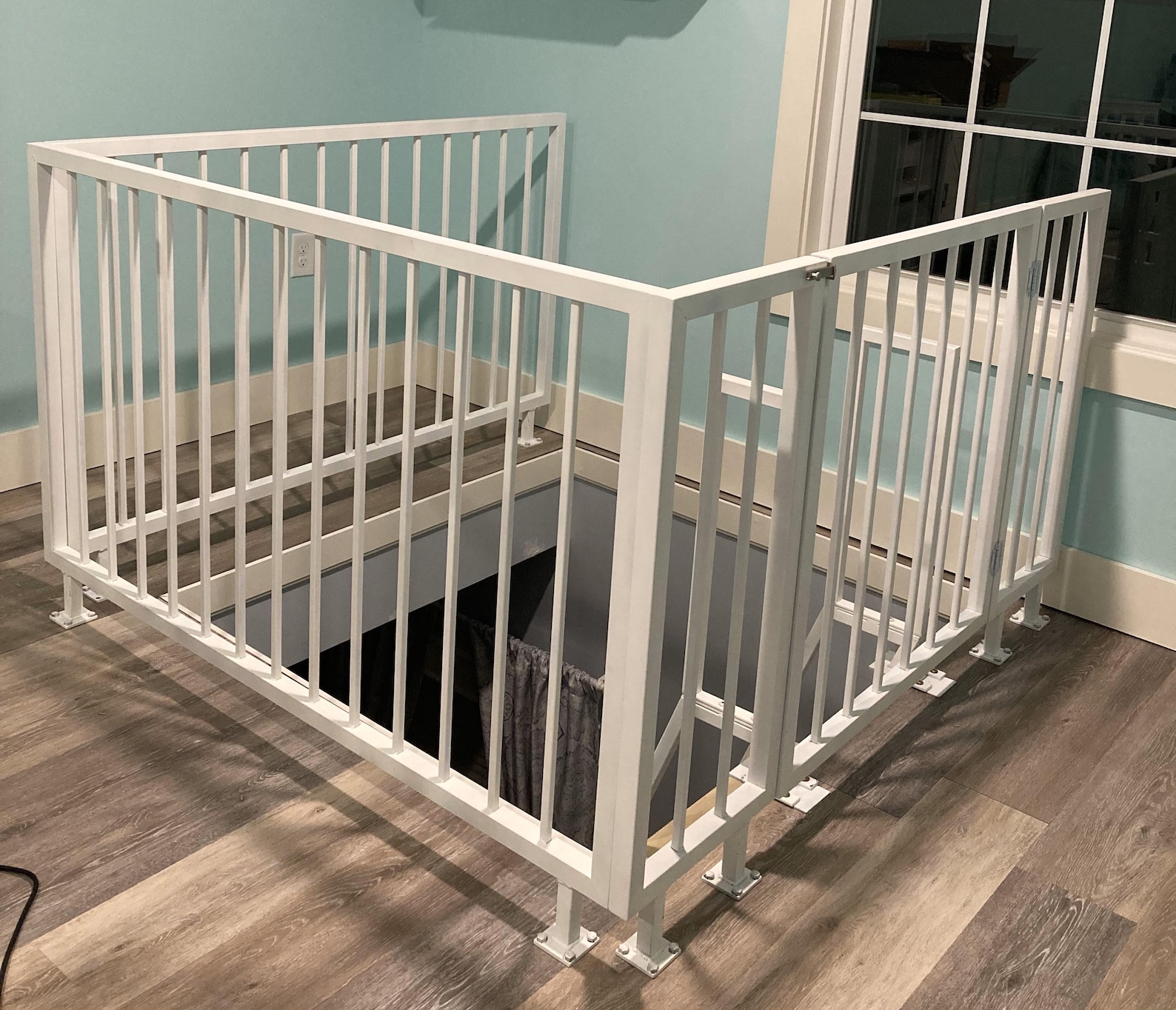 Railing System - Industrial/modern Design - Custom Made - Steel & Wood ...