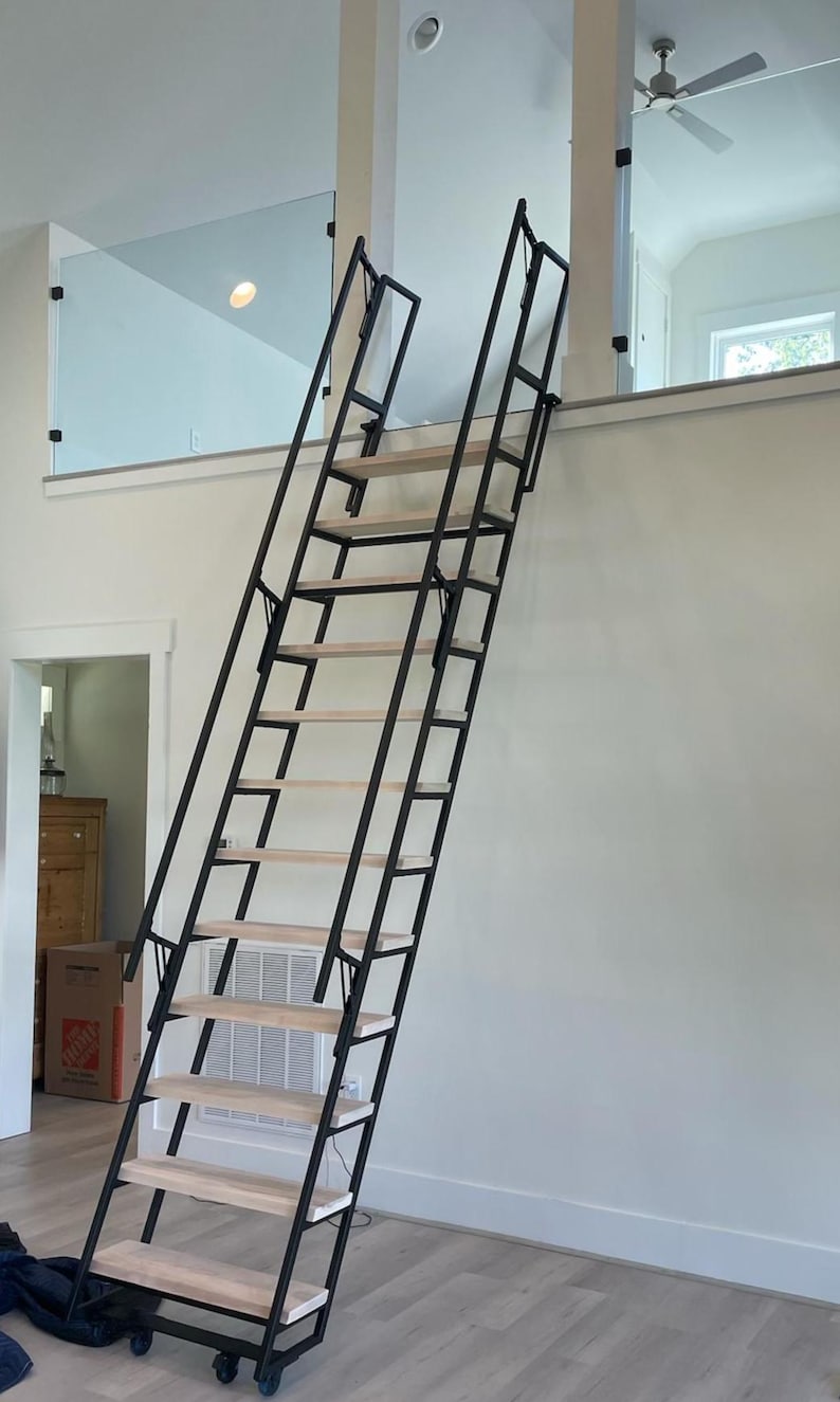 Buy 8ft Loft Stairs - Retractable In/out - Steel & Wood - Fully ...