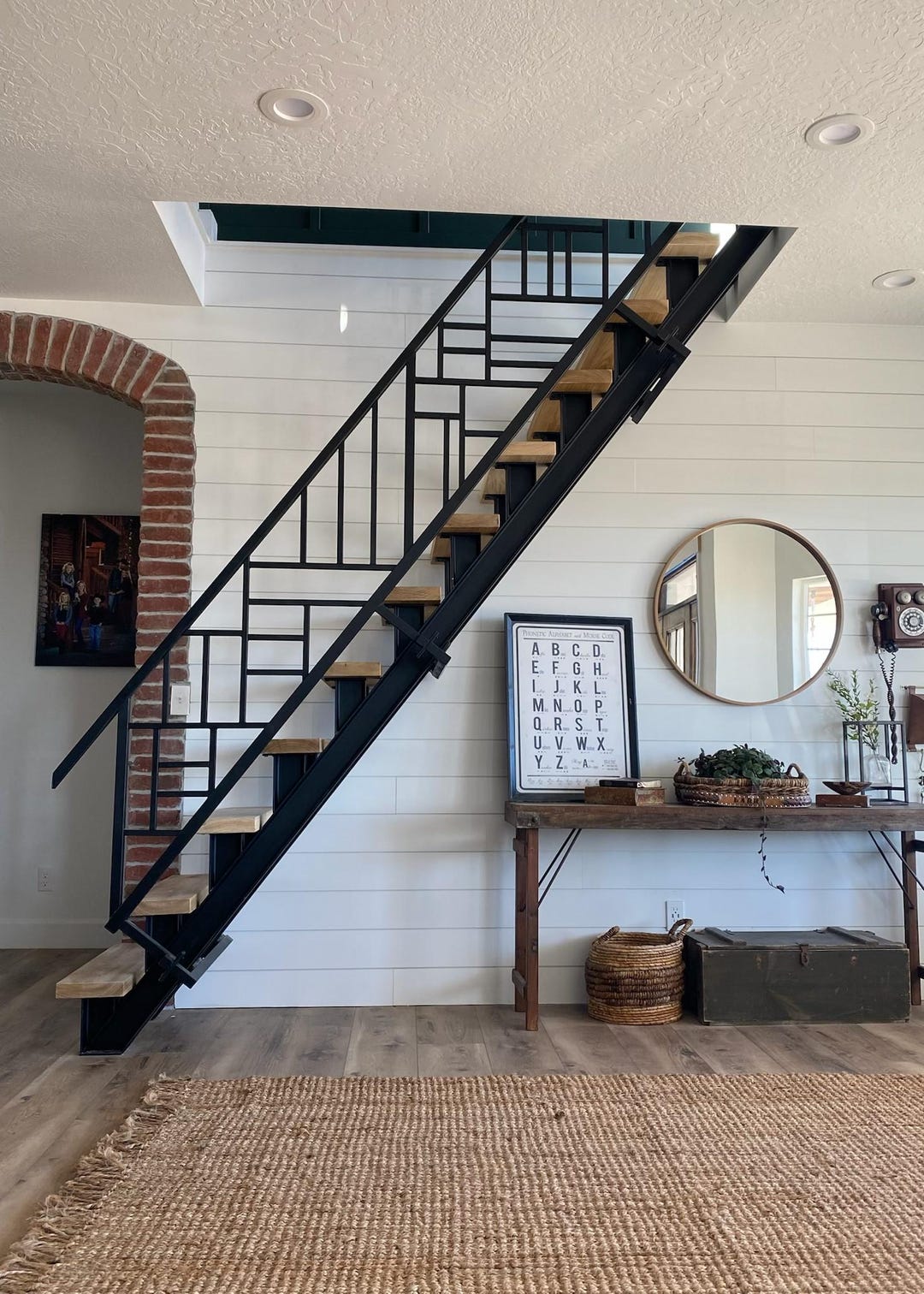 Railing System - Industrial/modern Design - Custom Made - Steel & Wood ...