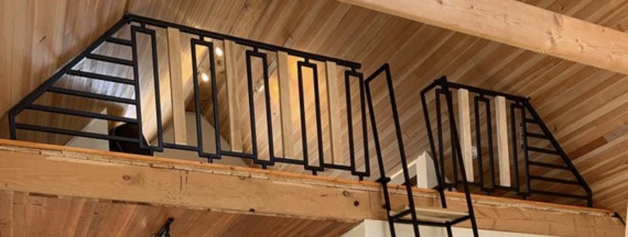 Railing System - Industrial/modern Design - Custom Made - Steel & Wood ...