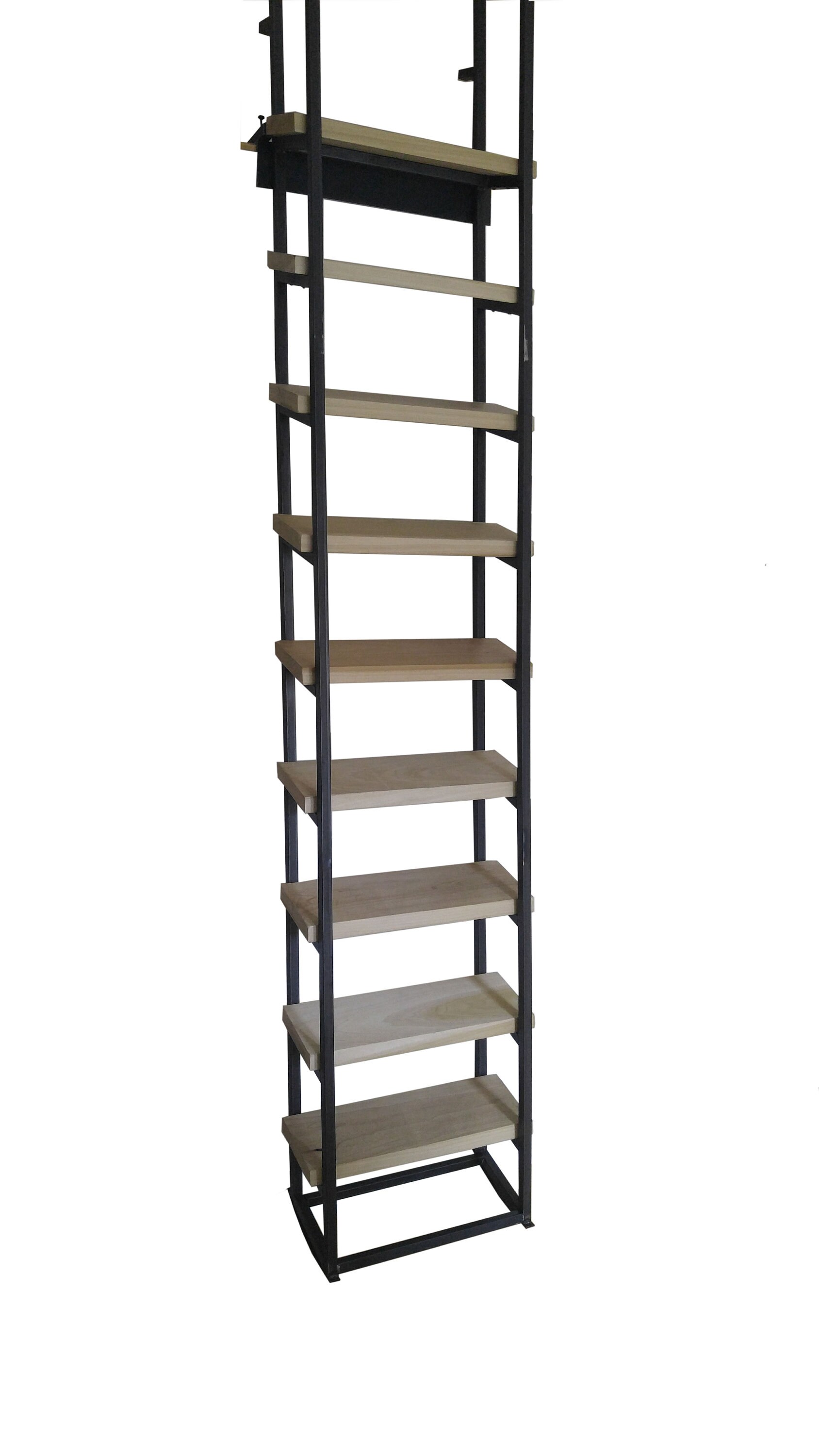 9 Foot Retractable Loft Ladder, in & Out. Free Shipping FOR Rush Orders ...