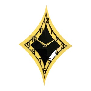 1950s Atomic Diamond Style Clock - Etsy UK