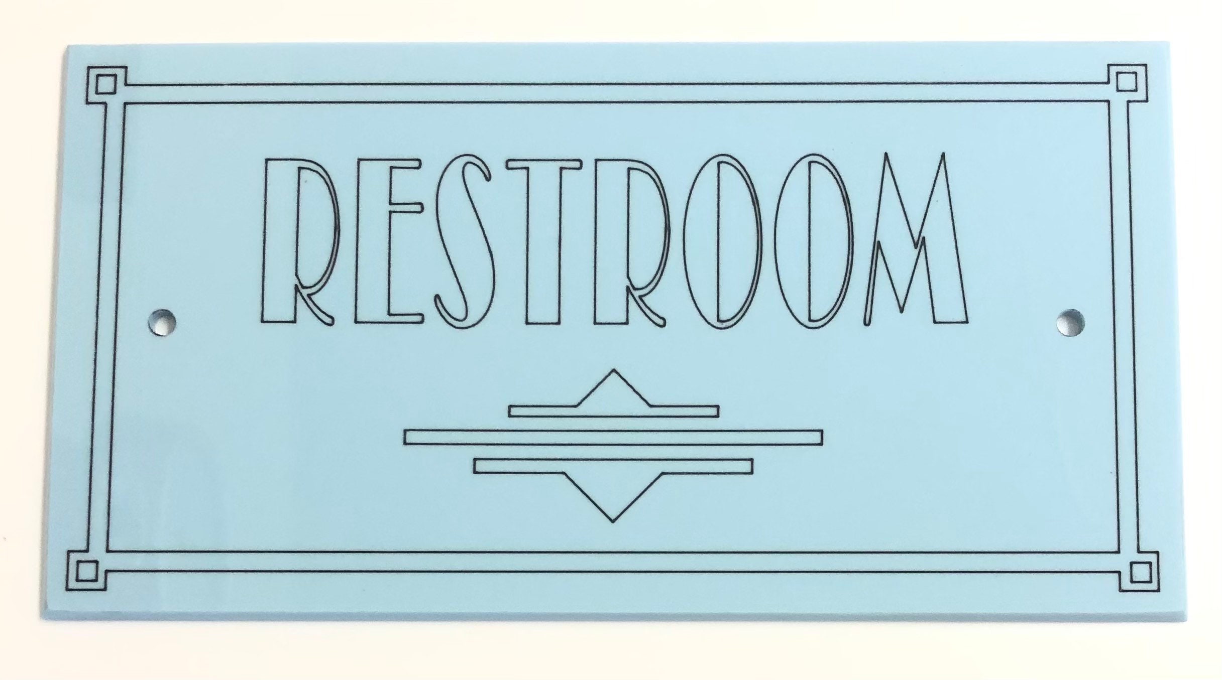 Art Deco Bathroom Signs at Peggy Bradley blog