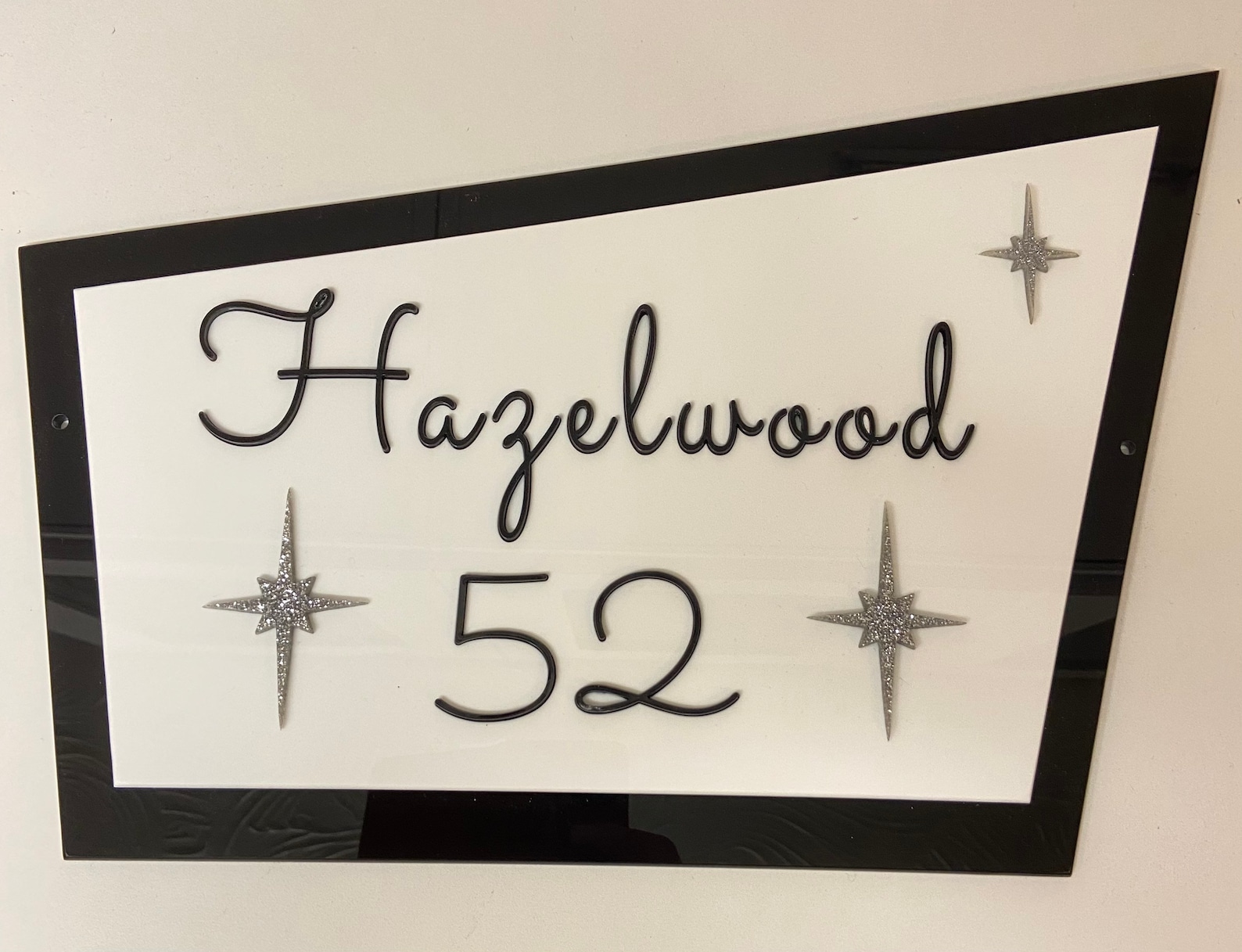 1950s Inspired Large Door Number Sign - Etsy UK