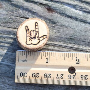 I Love You Sign Language Magnet ASL Magnet Sign Language - Etsy