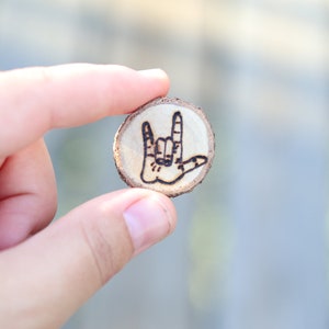 I Love You Sign Language Magnet ASL Magnet Sign Language - Etsy