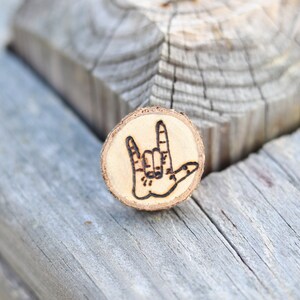 I Love You Sign Language Magnet ASL Magnet Sign Language - Etsy