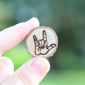 I Love You Sign Language Magnet ASL Magnet Sign Language - Etsy