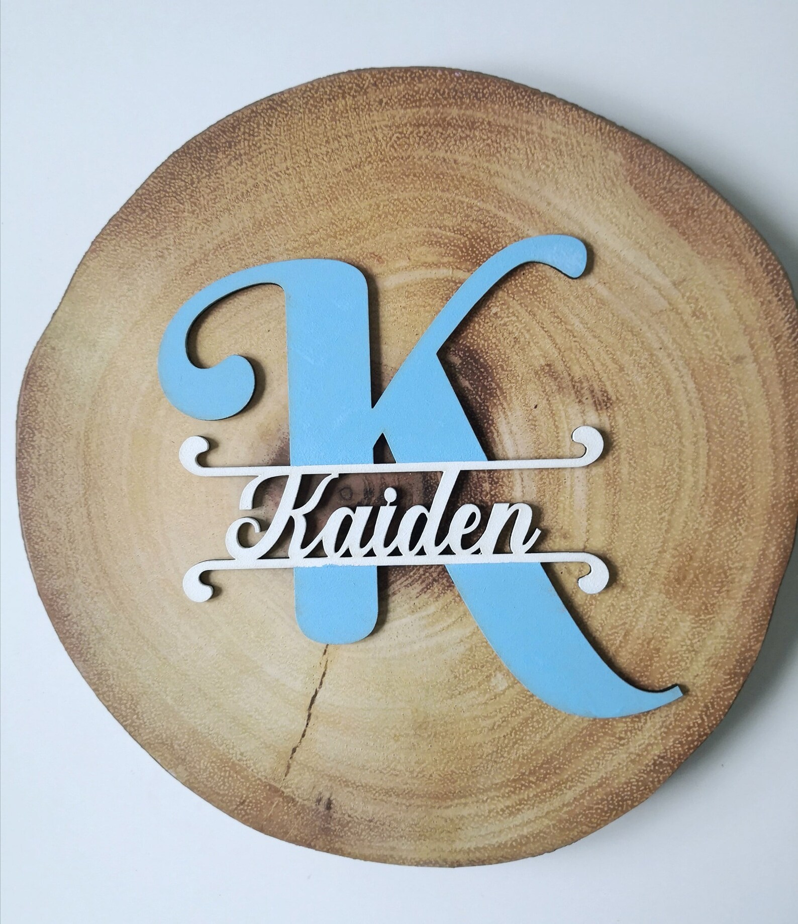 PERSONALISED MONOGRAM LETTER Name Nursery Gift | Etsy